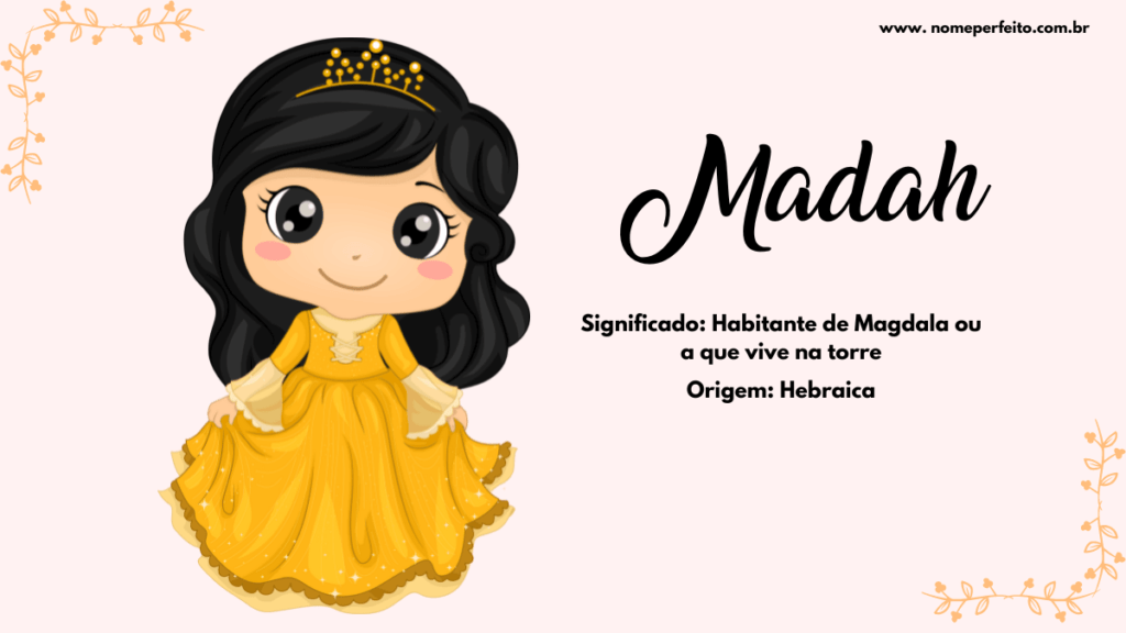 Significado do nome Madah - Nome Perfeito